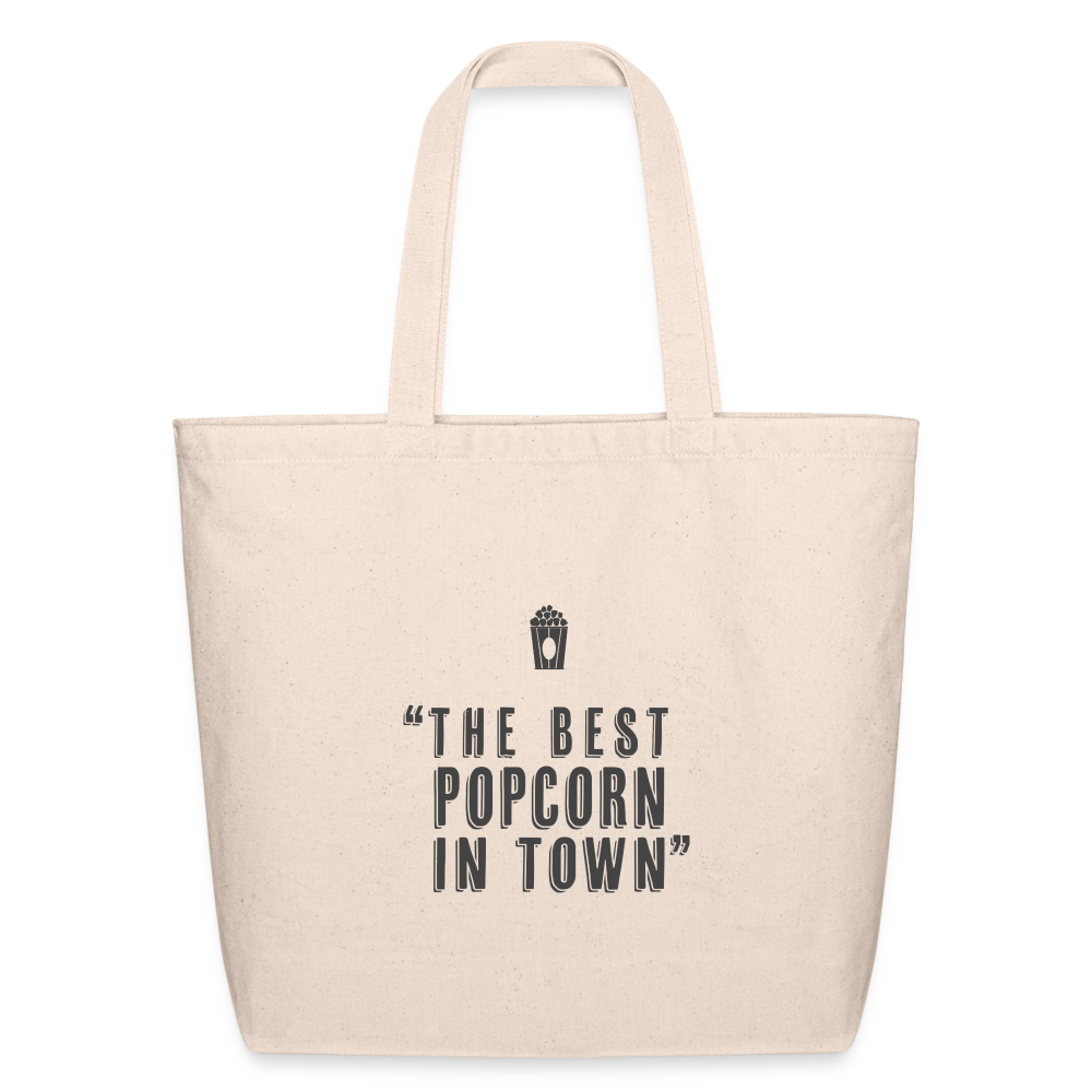 White Popcorn To-Go Tote – Riverview Theater
